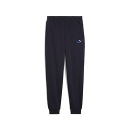 Puma Damen Sporthose "Essentials 2 Colour No.1 Logo Jogginghose Herren"new navy mountain blau, Gr. M, Obermaterial: 68% Baumwolle, 32% Polyester;