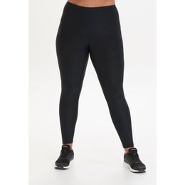 Funktionstights Q BY ENDURANCE "JALON", Damen, Gr. 52, EURO-Gr&ouml;&szlig;en, schwarz, 88% Polyester, 12% Elasthan, unifarben, lang, Hosen, aus schnelltrocknendem Funktionsstretch
