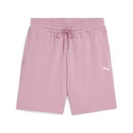 Sporthose Puma "WARDROBE ESS Relaxed 7" Shorts Herren", Herren, Gr. XL, Normalgrößen, rosa (poised pink), Obermaterial: 100% Baumwolle; Seitentasche – Oben: 100% Baumwolle; Rücktaschenbeutel: 100% Baumwolle, unifarben, relaxed fit, Hosen