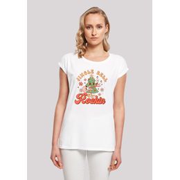 T-Shirt F4NT4STIC "Jingle Bell Rockin Weihnachten", Damen, Gr. 4XL, wei&szlig;, Obermaterial: 100% Baumwolle, regular fit, Rundhals, ohne B&uuml;ndchen, Shirts T-Shirt, Premium Qualit&auml;t, Weihnachts-Kollection