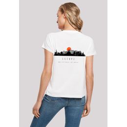 F4NT4STIC Damen T-Shirt "Escape Discover the World Asian Town"weiß, Gr. M, Obermaterial: 100% Baumwolle, Shirts, Premium Qualität, ESCAPE Collection