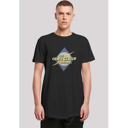 T-Shirt F4NT4STIC "Big Bang Theory The Comic Center", Damen, Gr. M, schwarz, Obermaterial: 100% Baumwolle, regular fit, Rundhals, ohne B&uuml;ndchen, Shirts T-Shirt, Herren,Premium Merch,Lang,Longshirt,Bedruckt