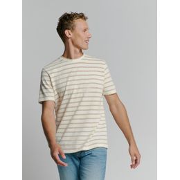 T-Shirt NO EXCESS "NO EXCESS Crewneck T-Shirt", Herren, Gr. XL, beige (ecru), 100% baumwolle, Shirts T-Shirt