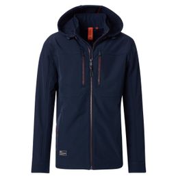 Softshelljacke Casamoda "Casamoda Softshelljacke uni", Herren, Gr. XXL, blau (dunkelblau), 92% Polyester, 8% Elasthan, Jacken