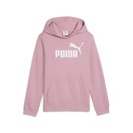 Hoodie Puma "ESS No. 1 Logo Fleece-Hoodie Mädchen", Mädchen, Gr. 128, poised pink, Obermaterial: 66% Baumwolle, 34% Polyester; Kapuzenfutter: 100% Baumwolle; Rippe: 97% Baumwolle, 3% Elasthan, normal, Sweatshirts