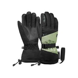 Skihandschuhe Reusch "Reusch Andrea R-TEX XT Junior", M&auml;dchen, Gr. 4, gr&uuml;n, schwarz, 86% Polyester, 9% Wolle, 5% Polyurethan, unifarben, Handschuhe, in wasserdichter und atmungsaktiver Qualit&auml;t