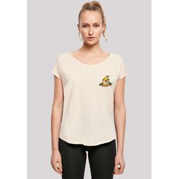 T-Shirt F4NT4STIC "Rubber Duck Wizard Long", Damen, Gr. L, beige (sandwei&szlig;), Obermaterial: 100% Baumwolle, regular fit, Rundhals, ohne B&uuml;ndchen, Shirts T-Shirt, Print
