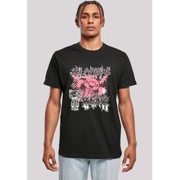 F4NT4STIC Herren T-Shirt "Gloomy Bear The Naughty Grizzly"schwarz, Gr. M, Obermaterial: 100% Baumwolle, Shirts, Premium Qualität