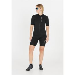 Funktionsshirt Endurance "Paxton", Damen, Gr. XXL, schwarz, 90% Polyester, 10% Elasthan, mehrfarbig, normal, ohne Ausschnitt, Shirts Funktionsshirt, im kurz&auml;rmligen Design mit Vollrei&szlig;verschluss