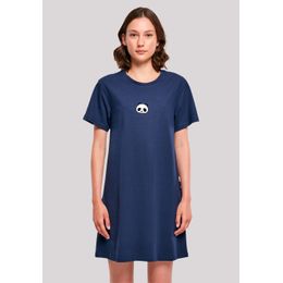 Shirtkleid F4NT4STIC "Tao Tao Heroes of Childhood", Damen, Gr. 3XL, blau (lightnavy), Obermaterial: 100% Baumwolle, regular fit, Rundhals, ohne Bündchen, Kleider Shirtkleid, Premium Qualität, Nostalgie, Kinderserie