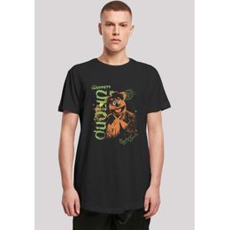 T-Shirt F4NT4STIC "Disney Die Muppets Fozzie Bear In Dublin", Herren, Gr. S, schwarz, Obermaterial: 100% Baumwolle, regular fit, Rundhals, ohne B&uuml;ndchen, Shirts T-Shirt, Print