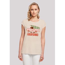 F4NT4STIC Damen T-Shirt "Tis The Season Weihnachten Drivin Home"sandwei&szlig;, Gr. 4XL, Obermaterial: 100% Baumwolle, Shirts, Premium Qualit&auml;t,