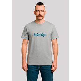 T-Shirt F4NT4STIC "Koi Fish Japan Streetstyle", Herren, Gr. XXL, grau (grau melange), Obermaterial: 100% Baumwolle, regular fit, Rundhals, ohne B&uuml;ndchen, Shirts T-Shirt, Japan Streetwear Styles
