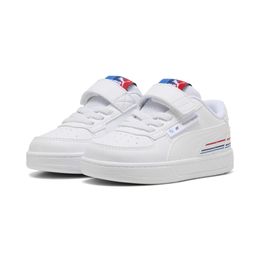 Sneaker Puma "BMW M Motorsport Caven 2.0 Sneakers Kinder", Kinder, Gr. 24, blau (weiß pro blau), Obermaterial: Synthetik; Futter: Textil; Innensohle: Textil; Laufsohle: Gummi, Schuhe Sneaker