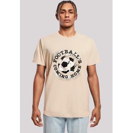F4NT4STIC Herren T-Shirt "Football's Coming Home Paint Splatter"sand, Gr. L, Obermaterial: 100% Baumwolle, Shirts, Premium Qualität