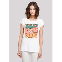 T-Shirt F4NT4STIC "Muttertag Pet Lover Vintage Beste Hunde Mama", Damen, Gr. 4XL, wei&szlig;, Obermaterial: 100% Baumwolle, regular fit, Rundhals, ohne B&uuml;ndchen, Shirts T-Shirt, Premium Qualit&auml;t