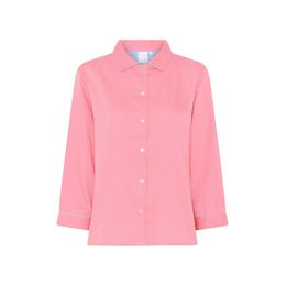 CCDK COPENHAGEN Damen Pyjama "CCDK Copenhagen sleep shirt Anni", Gr. Lgeranium pink, Obermaterial: 100% Baumwolle, Homewear-Sets