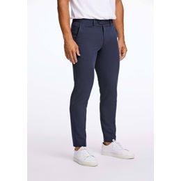 Stoffhose LINDBERGH "LINDBERGH Club-Pants", Herren, Gr. L, blau (navy), Obermaterial: 77% Polyester, 18% Viskose, 5% Elasthan; Futter: 100% Polyester, slim fit, Hosen Stoffhose