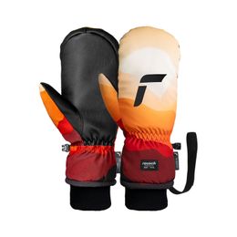 F&auml;ustlinge Reusch "Carter R-TEX XT Mitten", Damen, Gr. 10, rot, gelb, 84% Polyester, 14% Polyurethan, 2% Elasthan, mehrfarbig, Handschuhe F&auml;ustlinge, in wasserdichter Qualit&auml;t