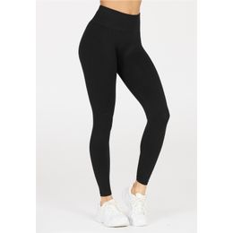 ENDURANCE ATHLECIA Funktionstights ATHLECIA "Nagar V2", Damen, Gr. L/XL, EURO-Größen, schwarz, 80% Polyamid, 19% Elasthan, 1% Polyester, unifarben, Hosen, in nahtloser Konstruktion