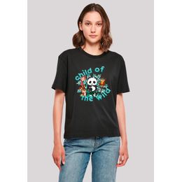 T-Shirt F4NT4STIC "Tao Tao Child Of The Wild", Damen, Gr. L, schwarz, Obermaterial: 100% Baumwolle, oversize, Rundhals, ohne Bündchen, Shirts, Retro, Heroes of Childhood, TV Serie
