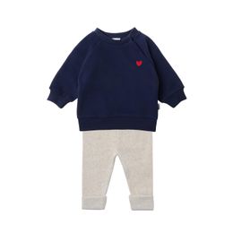 Sweatanzug Liliput "Herz", M&auml;dchen, Gr. 98/104, bunt (mehrfarbig), 80% Baumwolle, 20% Polyester, bedruckt, Sportanz&uuml;ge, mit niedlichem Herz-Print