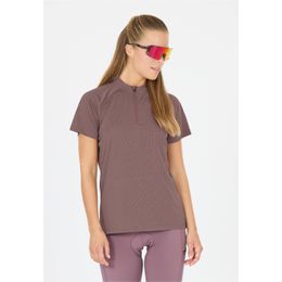 Funktionsshirt Endurance "Crow", Damen, Gr. L, lila (flieder), 100% Polyester, unifarben, normal, hoch geschlossener Ausschnitt, Shirts Funktionsshirt, mit Quick-Dry-Funktion