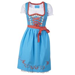 Dirndl Maze "4201780", Damen, Gr. L, US-Größen, bunt (mixed), oberes Obermaterial: 100% Lammleder; unteres Obermaterial: 100% Baumwolle; Futter: 100% Baumwolle, Kleider