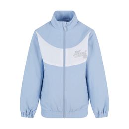 Karl Kani M&auml;dchen Trainingsjacke "Karl Kani KC251-010-1 Kani Varsity Trackjacket Kids"light blau, wei&szlig;, Gr. 158, mehrfarbig, 100% Polyamid, Jacken