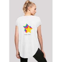 T-Shirt F4NT4STIC "SIlvester Party Happy People Only", Damen, Gr. S, weiß, Obermaterial: 100% Baumwolle, regular fit, Rundhals, ohne Bündchen, Shirts T-Shirt, Print