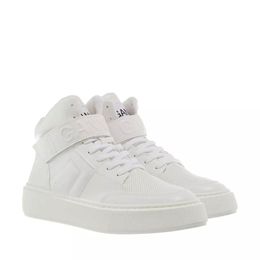 Ganni Sneaker - Sporty Mix Cupsole High Top Velcro Sneaker - Gr. 39 (EU) - in Wei&szlig; - f&uuml;r Damen