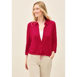 Cardigan Cecil, Damen, Gr. XL (44), rot (glazed apple rot), Stoff, 60% Viskose, 40% Polyester, unifarben, normal normal, hoch geschlossener Ausschnitt, abgesteppt, Strickjacken, aus elastischem Materialmix