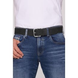 Lederg&uuml;rtel CAMP DAVID, Herren, Gr. 95, schwarz, Leder, unifarben, G&uuml;rtel Lederg&uuml;rtel, mit allergikerfreundlicher Dornschlie&szlig;e