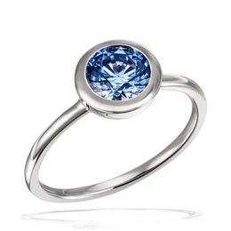 Silberring Goldmaid Gr. 58, wei&szlig;, Fingerringe, Damen, 58, Silber 925 (Sterlingsilber), Silberring
