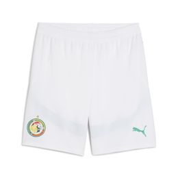 Sporthose Puma "Senegal 2025 Shorts Herren", Damen, Gr. XXL, Normalgr&ouml;&szlig;en, wei&szlig; (wei&szlig; sport gr&uuml;n), Obermaterial: 100% Polyester, colorblocking, regular fit, Hosen Sporthose