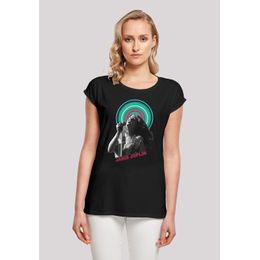 T-Shirt F4NT4STIC "Janis Joplin Halo Photo'", Damen, Gr. 4XL, schwarz, Obermaterial: 100% Baumwolle, regular fit, Rundhals, ohne Bündchen, Shirts, Print