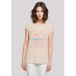 F4NT4STIC Damen T-Shirt "Mothers Day Inspirational Message"sandwei&szlig;, Gr. M, Obermaterial: 100% Baumwolle, Shirts, Premium Qualit&auml;t
