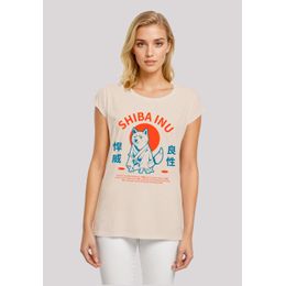 T-Shirt F4NT4STIC "Japanischer Shiba Inu Hund", Damen, Gr. 4XL, sandwei&szlig;, Obermaterial: 100% Baumwolle, regular fit, Rundhals, ohne B&uuml;ndchen, Shirts T-Shirt, Premium Qualit&auml;t