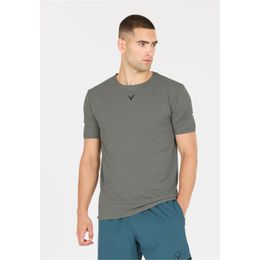 Funktionsshirt Virtus "Ayaan", Herren, Gr. S, gr&uuml;n (khaki), 100% Polyester, unifarben, normal, Rundhals, Shirts Funktionsshirt, mit 4-Wege-Stretch