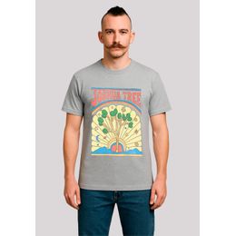 T-Shirt F4NT4STIC "US National Parks Joshua Tree", Herren, Gr. L, grau melange, Obermaterial: 100% Baumwolle, regular fit, Rundhals, ohne Bündchen, Shirts, Premium Qualität