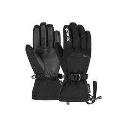 Skihandschuhe Reusch "Break R-TEX XT", Damen, Gr. 10, schwarz-wei&szlig; (schwarz, wei&szlig;), 89% Polyester, 9% Polyurethan, 2% Elasthan, mehrfarbig, Handschuhe, in atmungsaktiver Qualit&auml;t