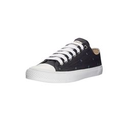 Sneaker Ethletic "Trainer White Cap Lo Cut", Damen, Gr. 37, blau (snow leopard blau, just wei&szlig;), Obermaterial: 100% Baumwolle. Sohle: 100% Naturkautschuk, Schuhe Sneaker, Keine Angabe