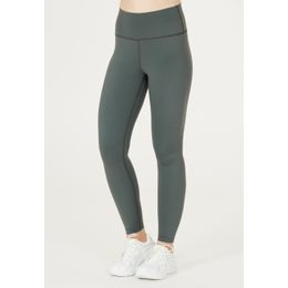 ENDURANCE ATHLECIA Trainingstights ATHLECIA "FRANZ", Damen, Gr. 38, EURO-Größen, grün (dunkelgrün), 72% Nylon, 28% Elasthan, unifarben, Hosen, mit leichter Kompression