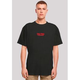 T-Shirt F4NT4STIC "Tao Tao LOGO", Herren, Gr. L, schwarz, Obermaterial: 100% Baumwolle, oversize, Rundhals, ohne Bündchen, Shirts, Retro, Heroes of Childhood, TV Serie