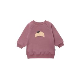Sweatshirt Liliput "Croissant", M&auml;dchen, Gr. 62/68, rosa, 80% Baumwolle, 20% Polyester, bedruckt, normal, Rundhals, Sweatshirts Sweatshirt, mit Rundhalsausschnitt
