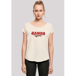 F4NT4STIC Damen T-Shirt "Rambo Logo Compound Bow"sandwei&szlig;, Gr. L, Obermaterial: 100% Baumwolle, Shirts, Premium Qualit&auml;t