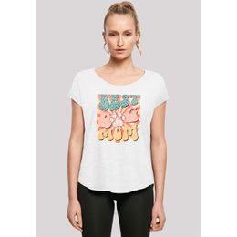 T-Shirt F4NT4STIC "Muttertag Pet Lover Vintage Beste Hunde Mama", Damen, Gr. S, wei&szlig;, Obermaterial: 100% Baumwolle, regular fit, Rundhals, ohne B&uuml;ndchen, Shirts T-Shirt, Premium Qualit&auml;t