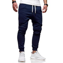 Sweathose behype "JOGGERY", Herren, Gr. XL, EURO-Größen, blau (dunkelblau), 65% Baumwolle, 35% Polyester, Hosen, im modernen Slim Fit-Schnitt