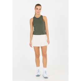 ENDURANCE ATHLECIA A-Linien-Rock ATHLECIA "Biny", Damen, Gr. 36, wei&szlig; (sanftes wei&szlig;), 80% Polyester, 20% Elasthan, unifarben, kurz, R&ouml;cke A-Linien-Rock, im cleveren 2-in-1 Design mit integrierter Tights
