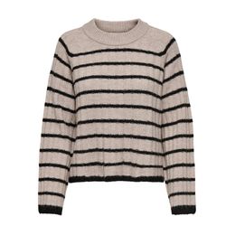 Jacqueline de Yong JDY Pullover 'JDYMiley' Damen Gr&ouml;&szlig;e S greige / schwarz